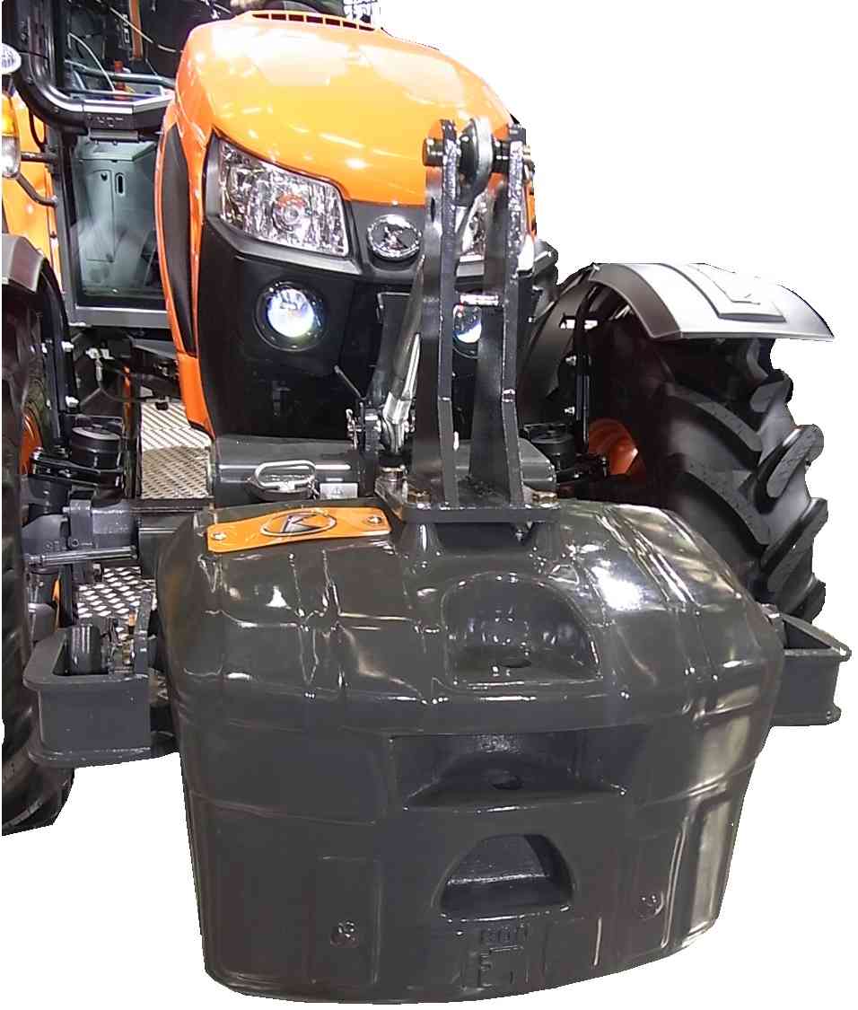 Cast steel weights for tractors - compact ballast solutions from ...