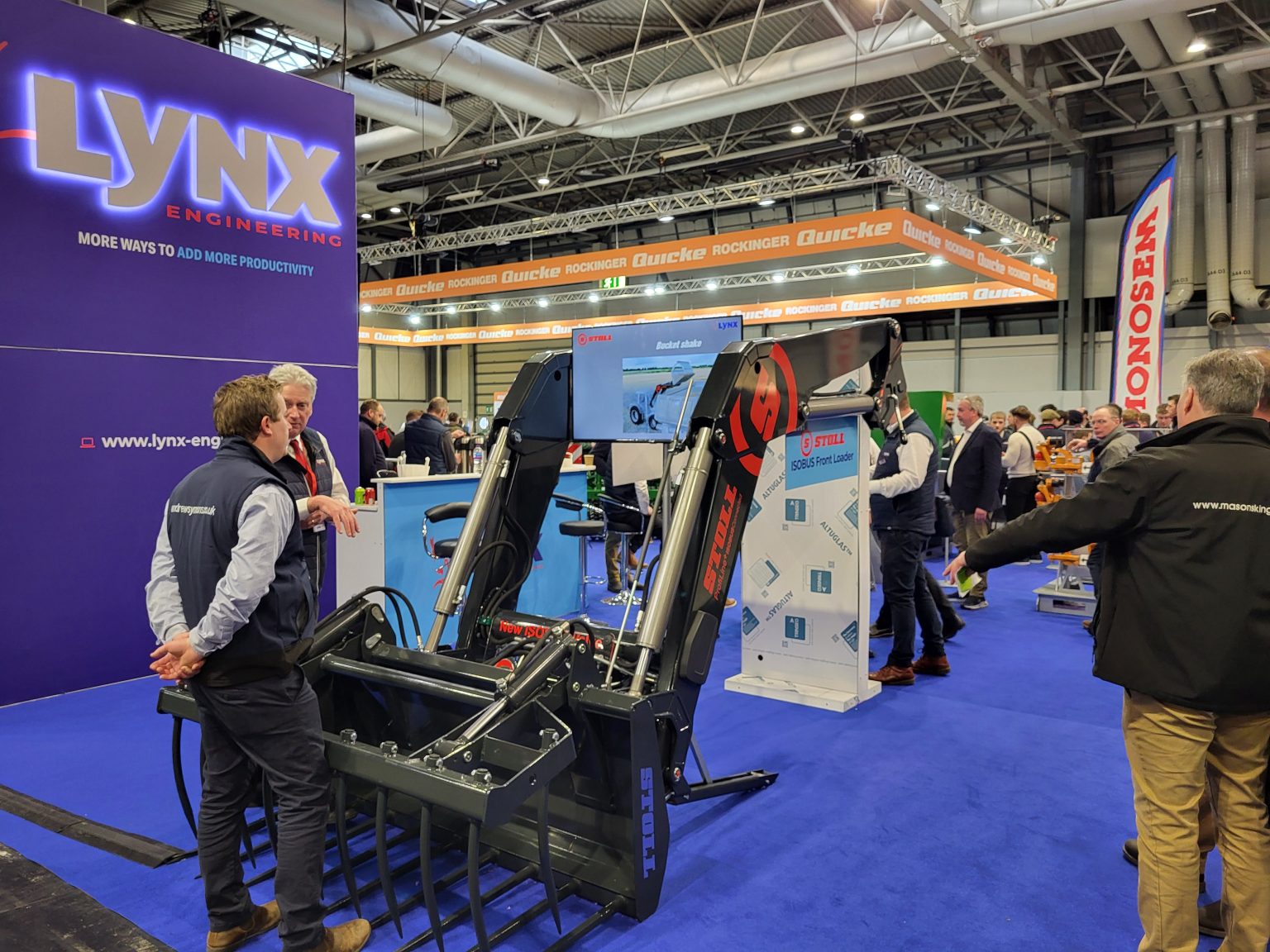 NEW STOLL ISObus front loader wows visitors at LAMMA - Lynx ...